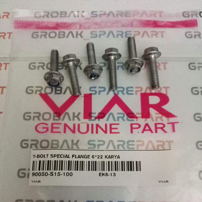 Jual Baut Rumah Kopling (isi; 6 Biji) Viar Karya & Cross X, Original ...