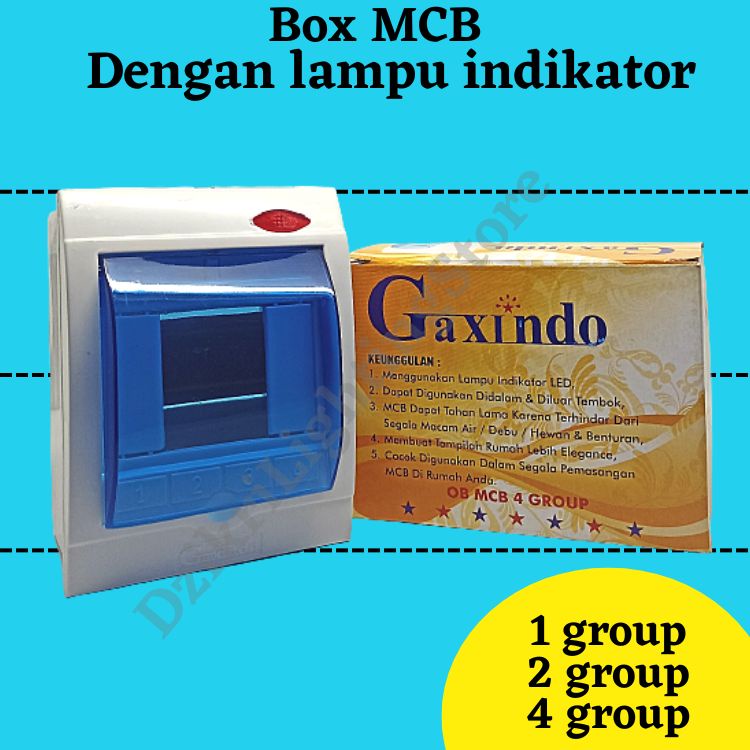 Jual Kotak Box MCB 1 Group 2 Group 4 Group Case MCB Mini Circuit ...