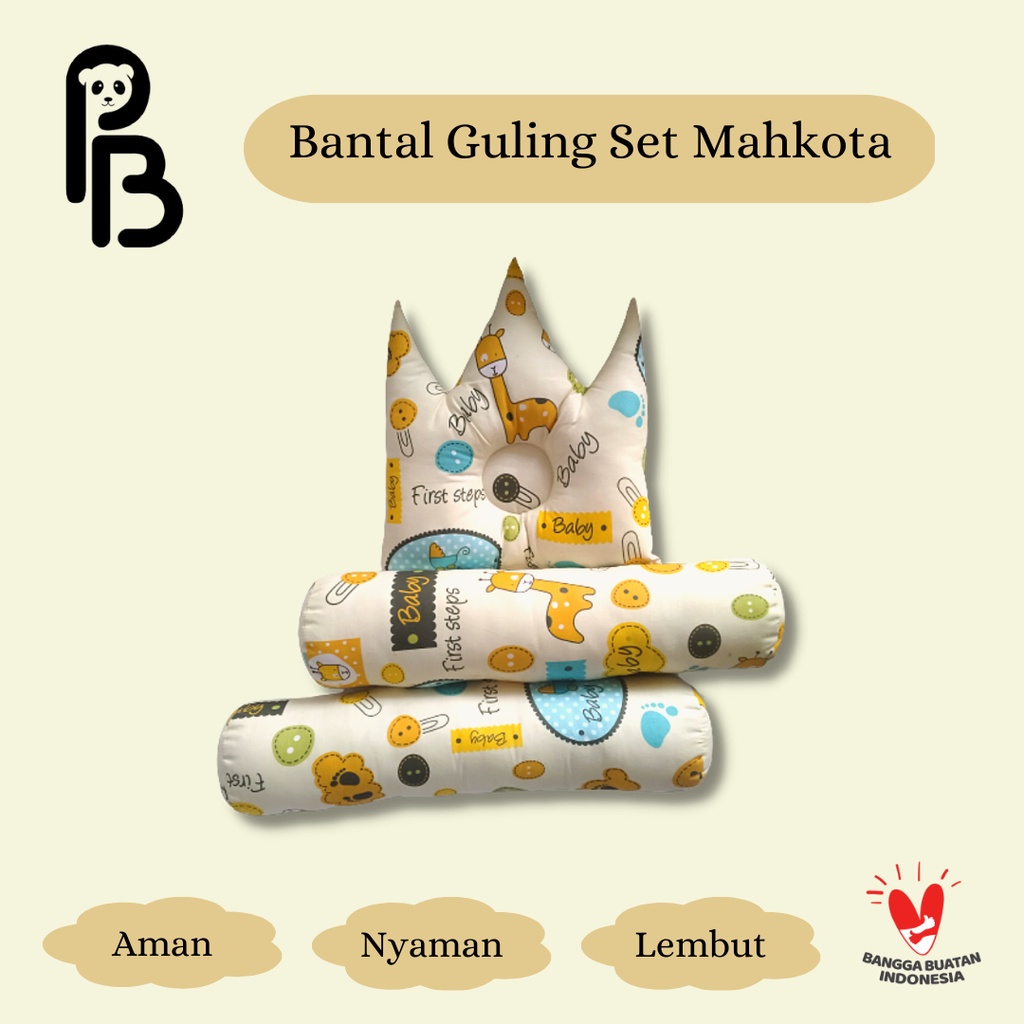 Jual Bantal Guling Bayi Set Mahkota | Paket Bundling Bantal Guling ...