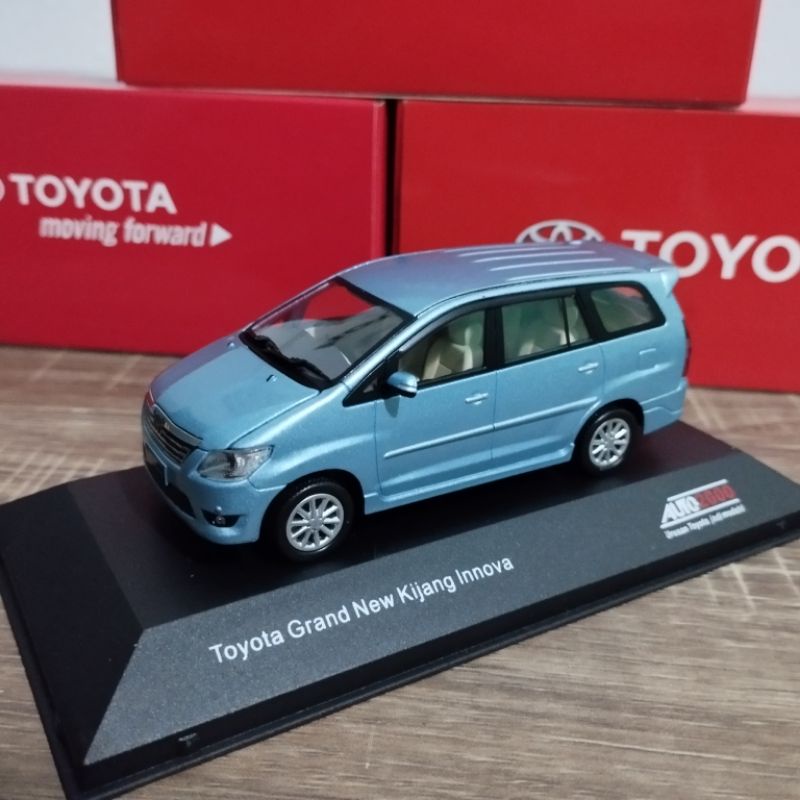 Jual Diecast Miniatur Mobil Toyota Grand New Kijang Innova Light Blue ...