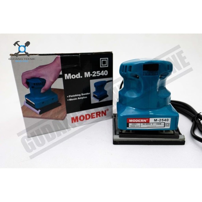 Jual MESIN AMPLAS M2540 MODERN Kayu Triplek Kotak Listrik 160 Watt ...