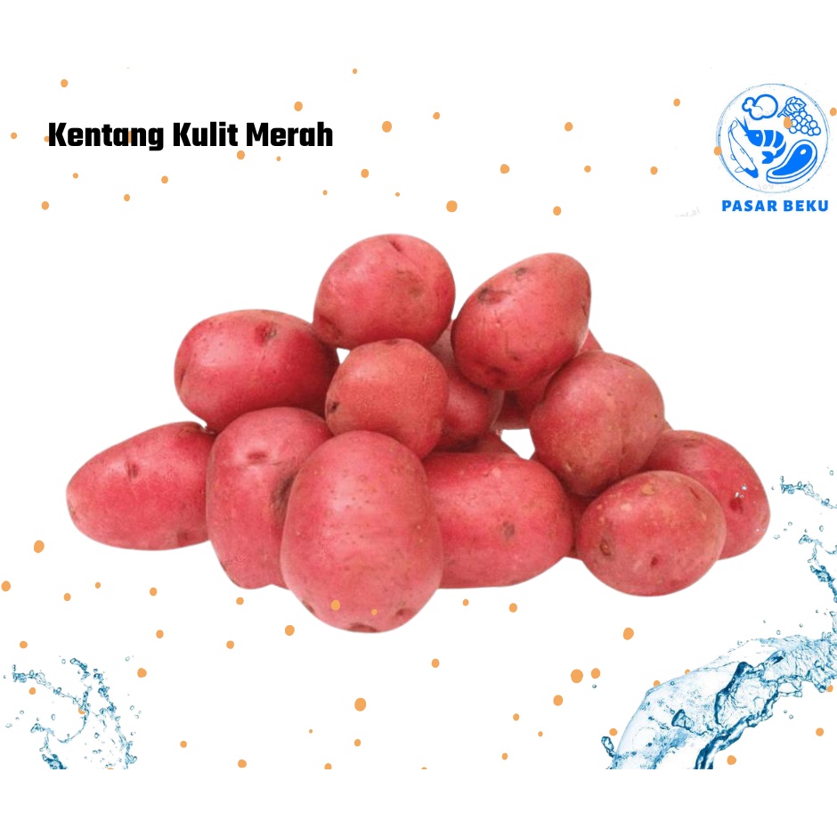 Jual (Khusus AREA SUMBAR) Kentang Segar Kulit Merah 500gr Pasar Beku ...
