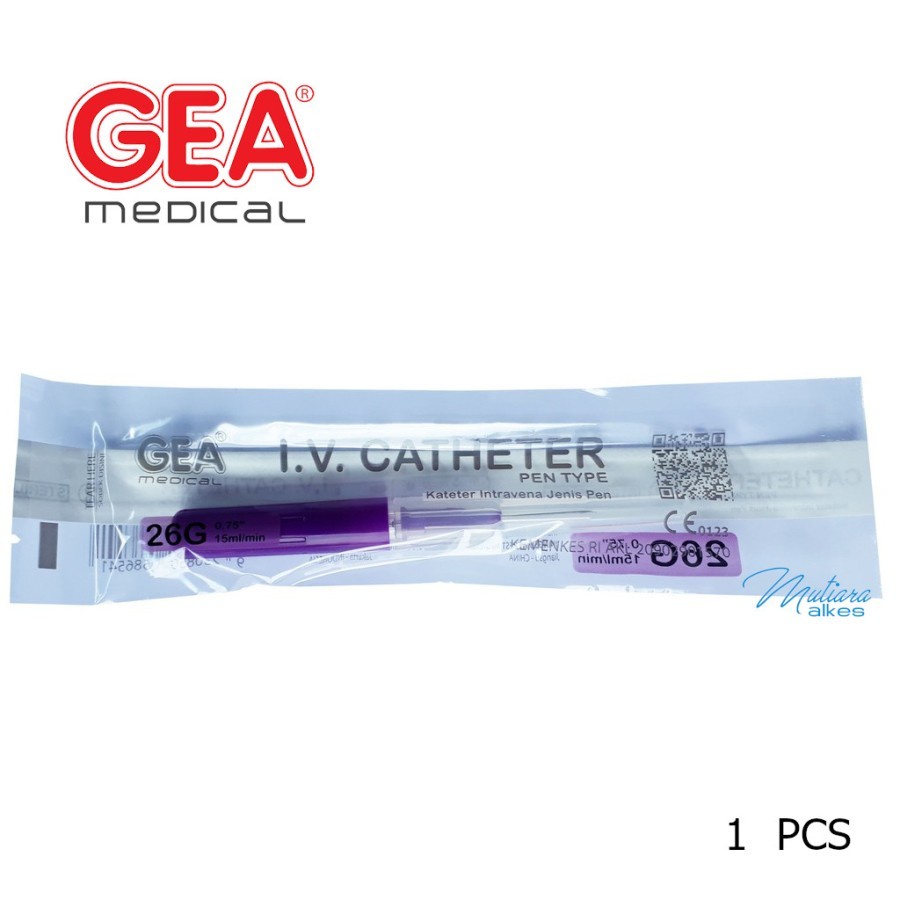 Jual (MUTIARA ALKES) ECERAN - Pen Vena GEA 18G 20G 22G 24G 26G / Aboket ...