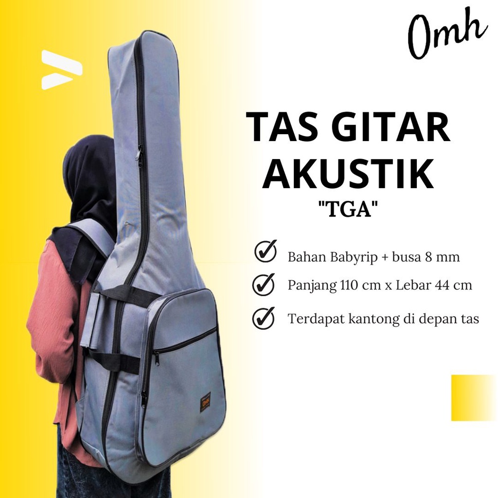 Jual Tas Gitar Akustik Jumbo Busa Tebal / Softcase Sarung Gitar Akustik ...