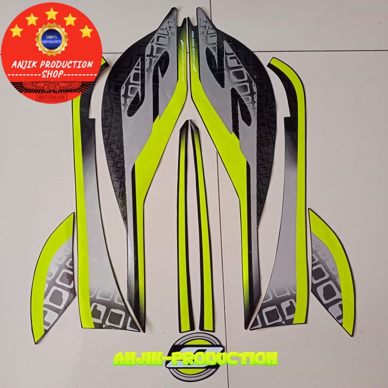 Jual stiker Striping Sticker motor honda scoopy 2019 sporty hitam full ...