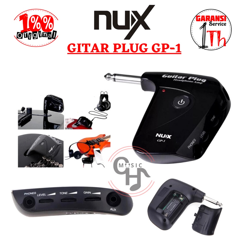 Jual Nux GP-1 Gitar Plug NUX GP1 Amplifier Gitar Plug Portable | Shopee ...