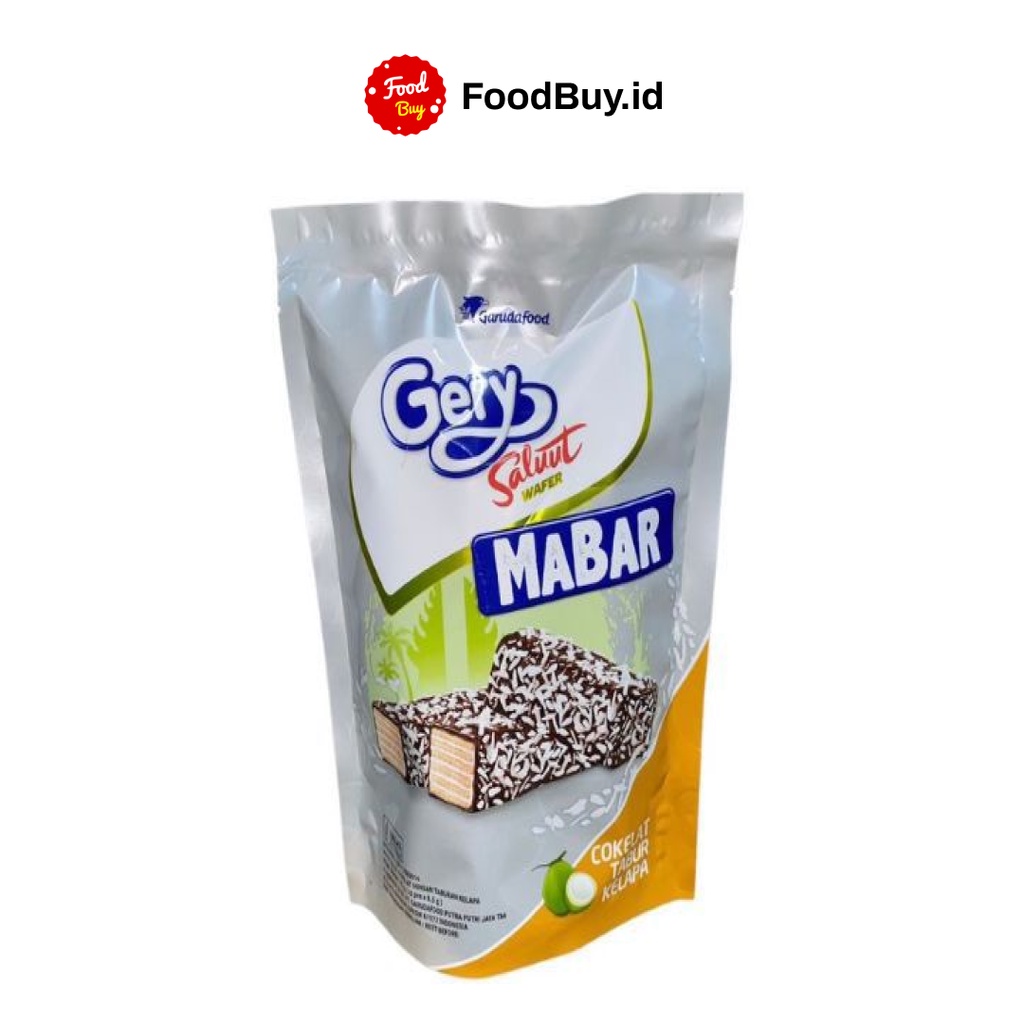 Jual Gery Saluut Wafer Mabar Cokelat Tabur Kelapa Pouch 85 gr | Shopee ...
