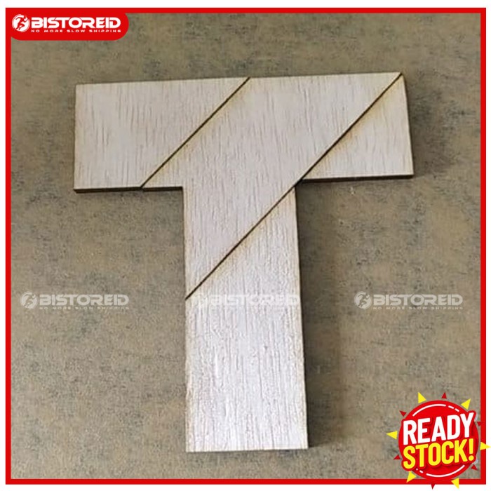 Jual Wooden Puzzle Kayu T Viral Melatih Otak Kanan | Shopee Indonesia