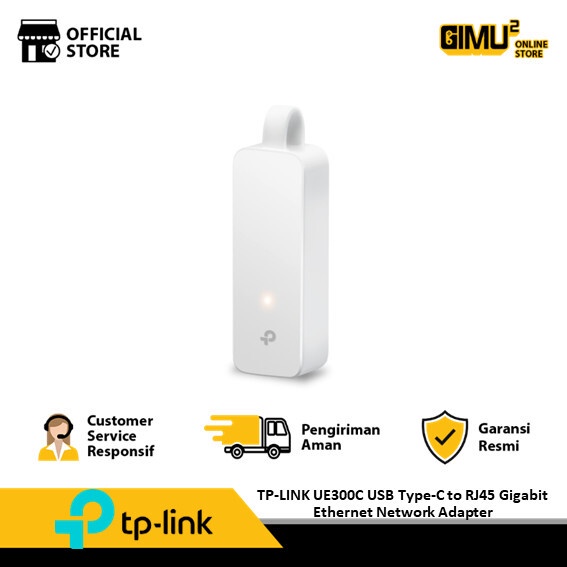 Jual TP-LINK UE300C USB Type-C to RJ45 Gigabit Ethernet Network Adapter ...