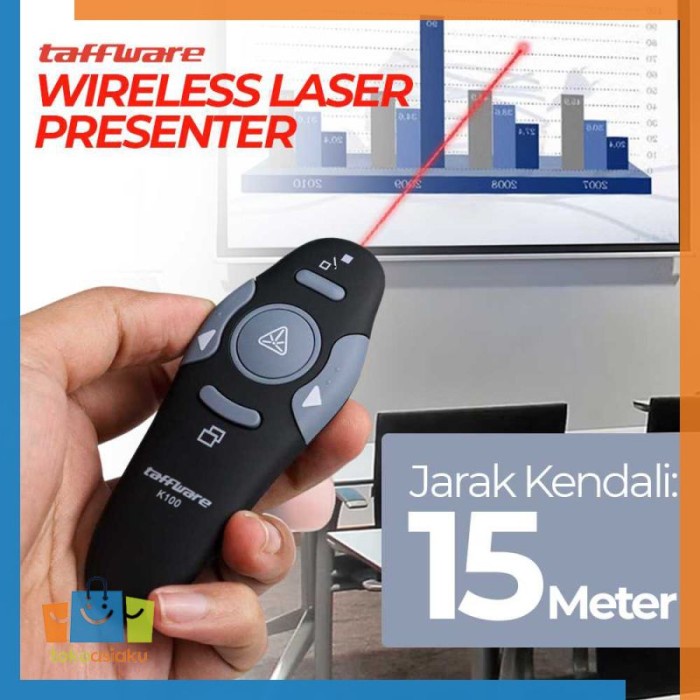 Jual Alat Presenter Laser Pointer Wireless Remote PPT Presentasi VZ2269 ...