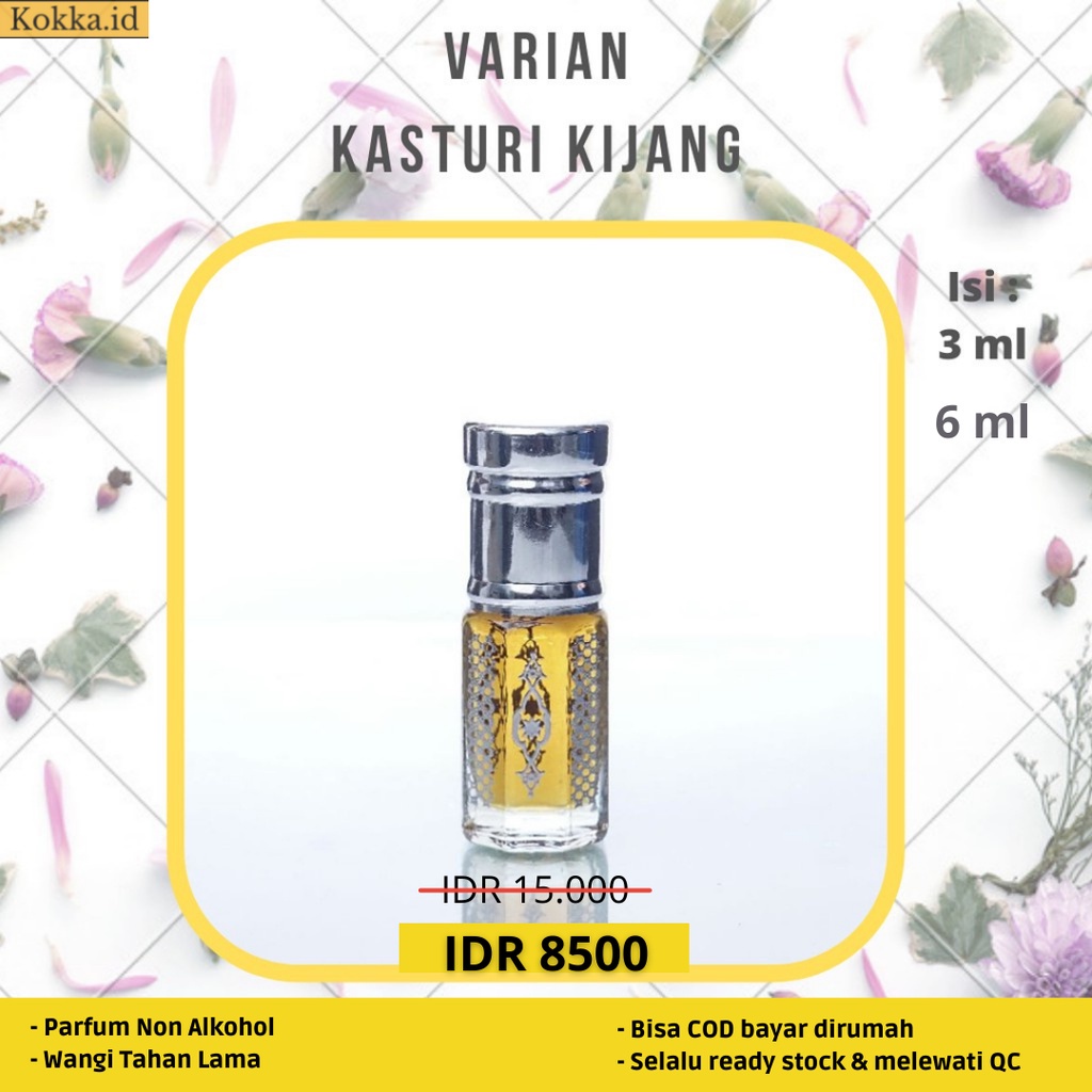 Jual (COD) Kasturi Kijang Brute Musk Minyak Shalat 3 ML Kasturi Putih Baccarat 6 ML | Shopee ...
