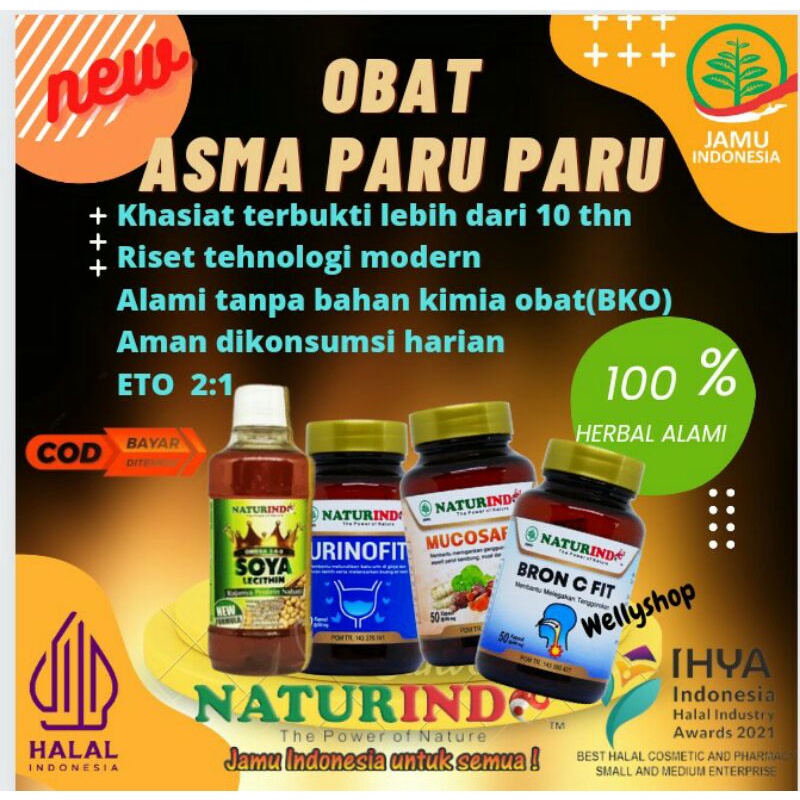 Jual Naturindo Obat Herbal Asma Paru Paru Batuk Menahun Batuk TBC Batuk ...