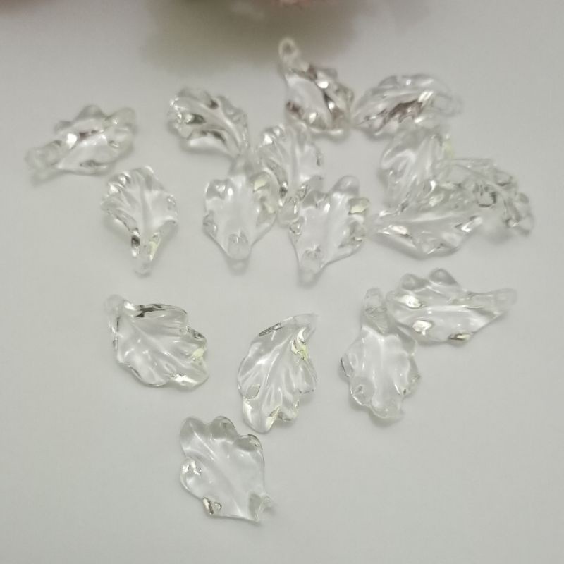 Jual manik daun clear | manik daun bening | Shopee Indonesia
