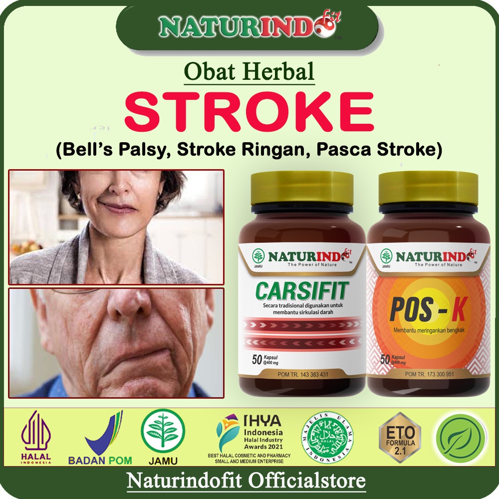 Jual Obat Stroke Ringan Obat Bell's Palsy Pemulihan Pasca Stroke ...