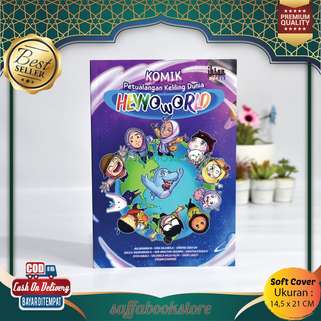 Jual Buku Komik Anak Islami Petualangan Keliling Dunia Heyyo World Heyyoworld Ihsan Media Soft ...