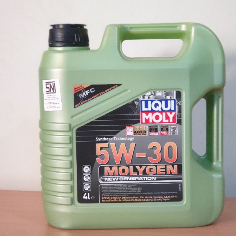 Jual LIQUI MOLY NEW GENERATION MOLYGEN 5W30 4 LITER ORIGINAL MADE IN ...