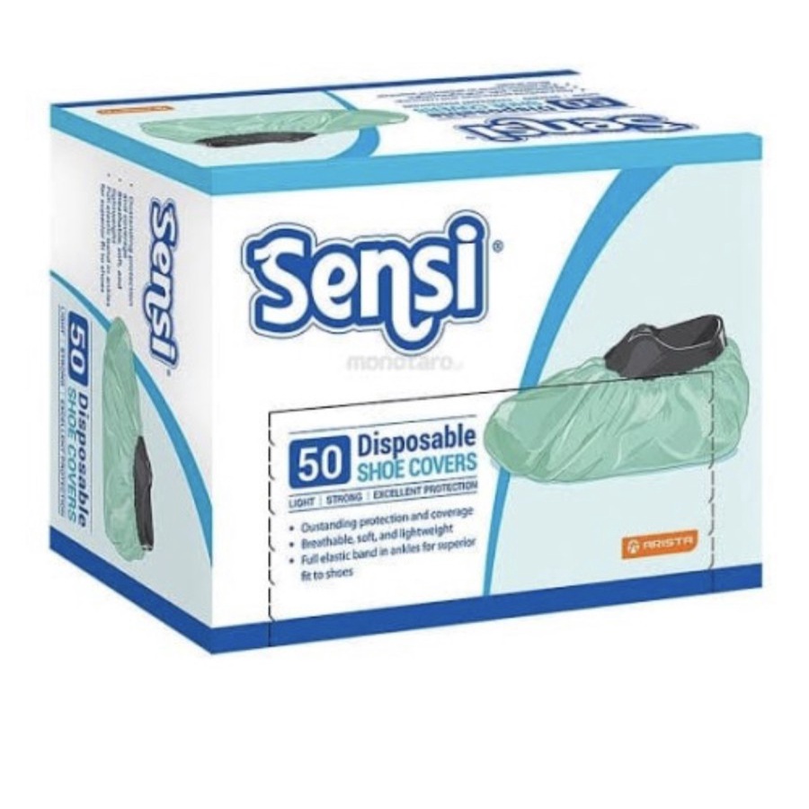 Jual SHOE COVER SENSI PENUTUP SEPATU MEDIS DISPOSABLE | Shopee Indonesia