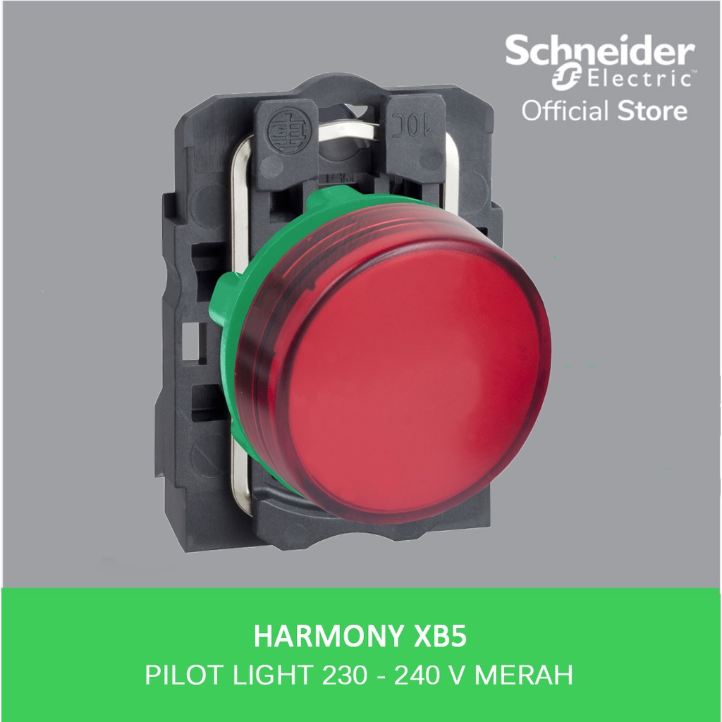 Jual SCHNEIDER PILOT-LAMP LED 240VAC MERAH XB5AVM4 | Shopee Indonesia