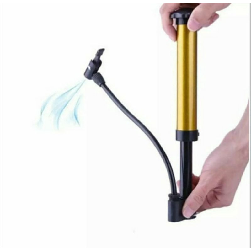 Jual POMPA ANGIN MINI PORTABLE POMPA SEPEDA MOTOR ( 20 CM ) | Shopee ...
