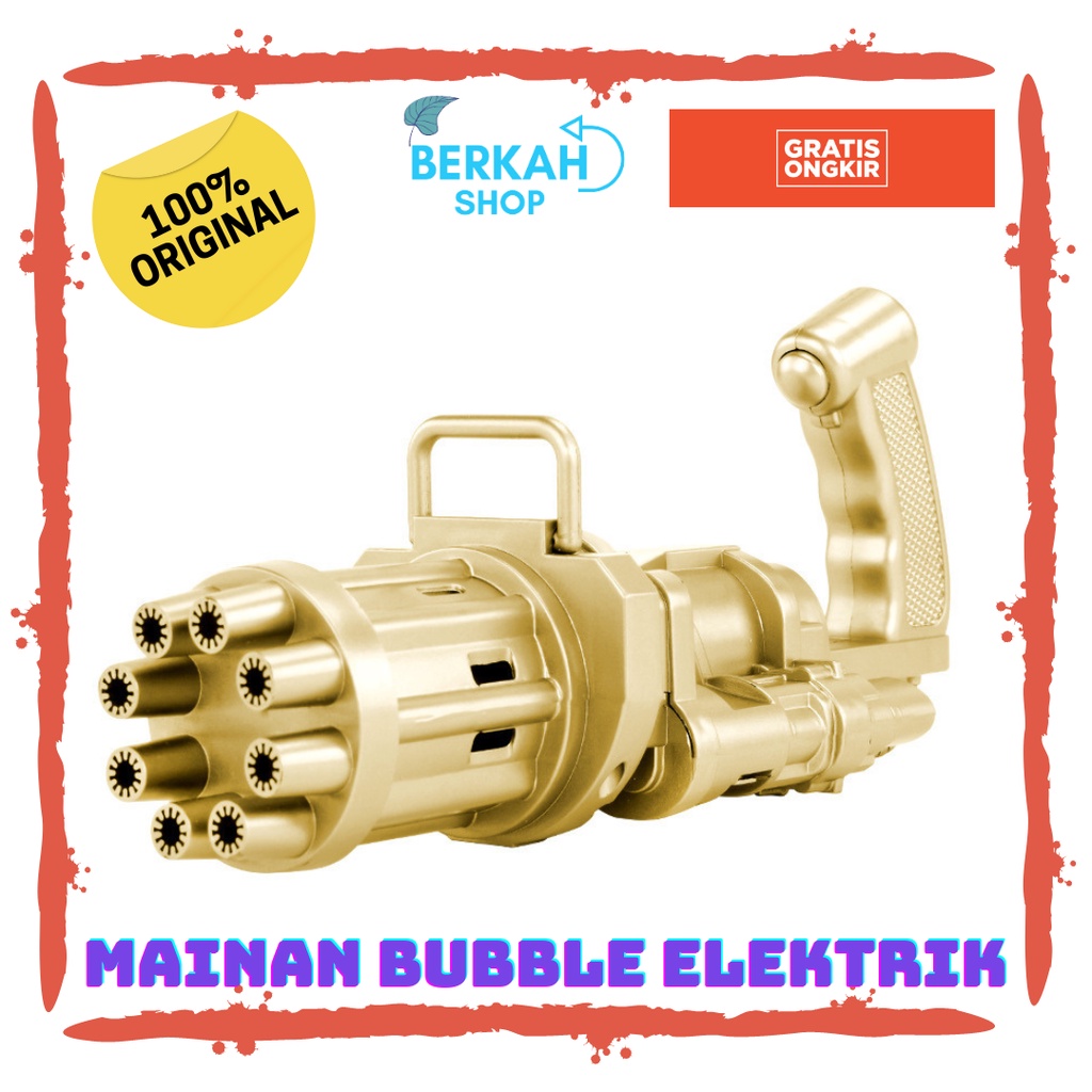 Jual Mainan Mesin Tembakan Bubble Blower Gun Terbaru Berbusa Tiktok ...