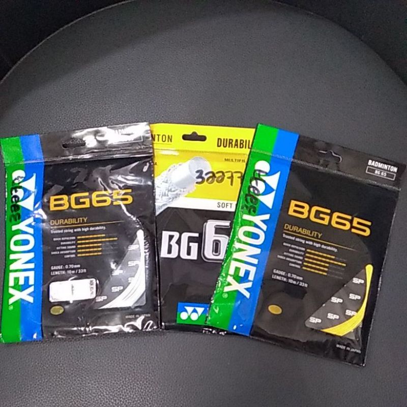 Jual Senar tali Badminton BG 65 yonex original | Shopee Indonesia