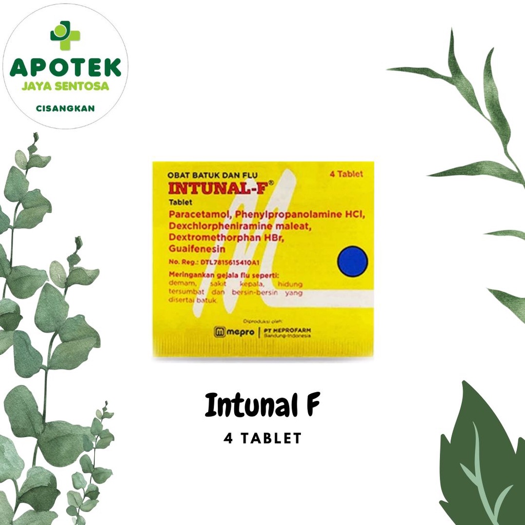 Jual Intunal F 4 Tablet | Shopee Indonesia
