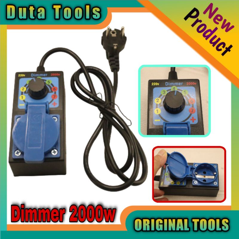 Jual Dimmer Siap pakai 2000 Watt AC pengatur kecepatan putaran mesin ...