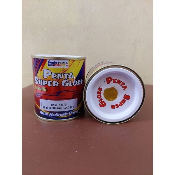 Jual cat duco penta nc brillant gold metallic super gloss / emas ...