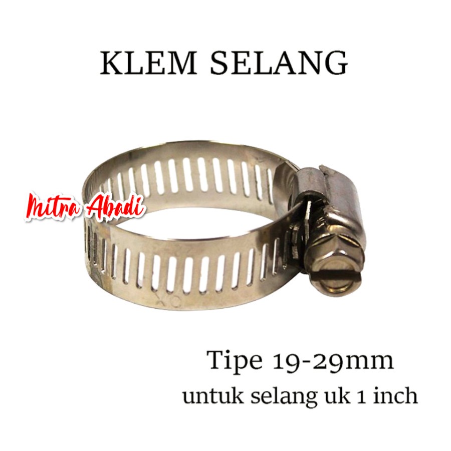 Jual Clamp Stainless / Klem Selang Gas - Air Hose Flexible | Shopee ...