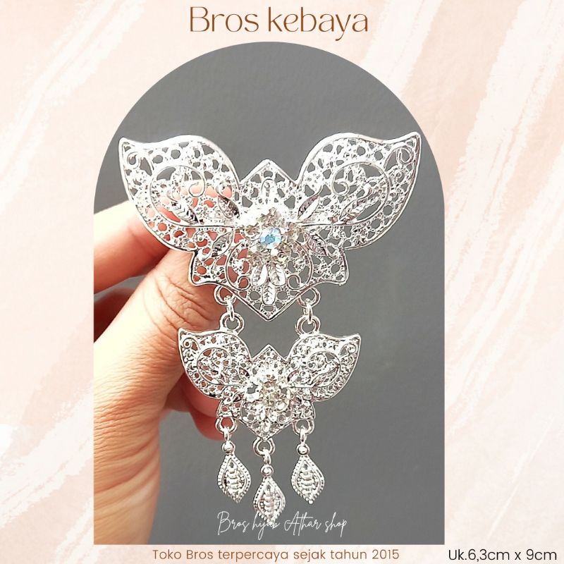 Jual Bros Kebaya Gold Emas Kutubaru 2 Dan 3 Susun Bross Pengantin ...