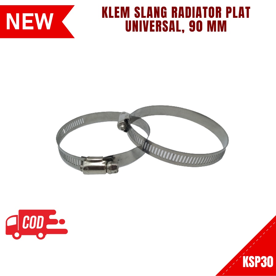 Jual STAINLESS Klem Selang Plat Hose Clamp Besi ukuran 90 mm = 3 1/2 ...