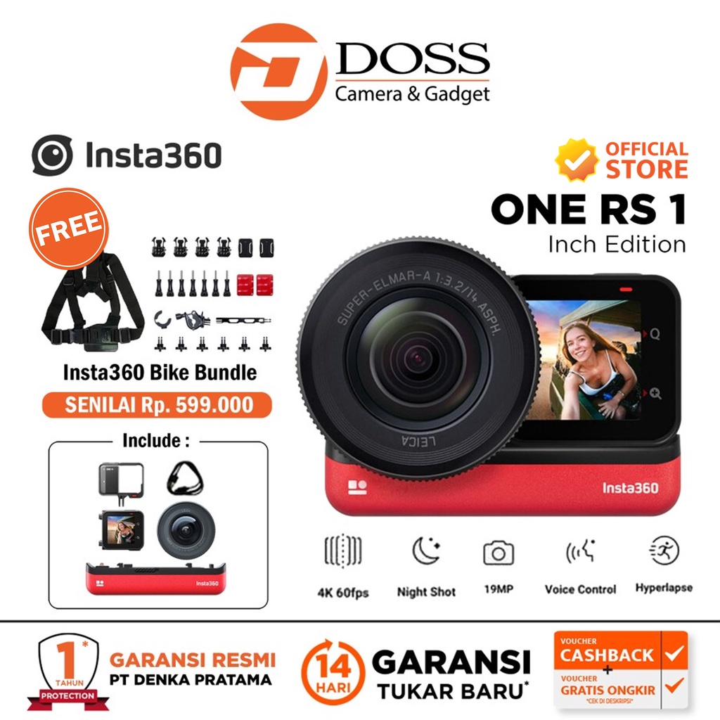 Jual Insta360 ONE RS 1 Inch Edition Action Camera | Shopee Indonesia