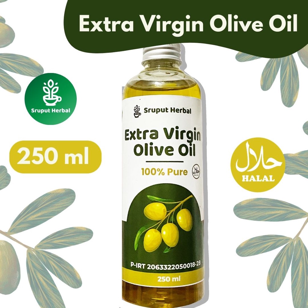 Jual 250ml Minyak Zaitun - Extra Virgin Olive Oil Murni Botol Sruput ...