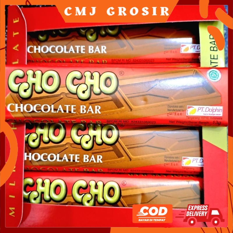 Jual [PACK] GROSIR CHO CHO CHOCOLATE BAR PACK ISI 24 PCS / CHOCHO ...