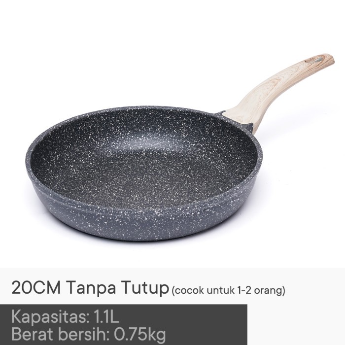 Jual Teflon Carote EW Wajan Penggorengan Anti Lengket (Frypan) Batu ...