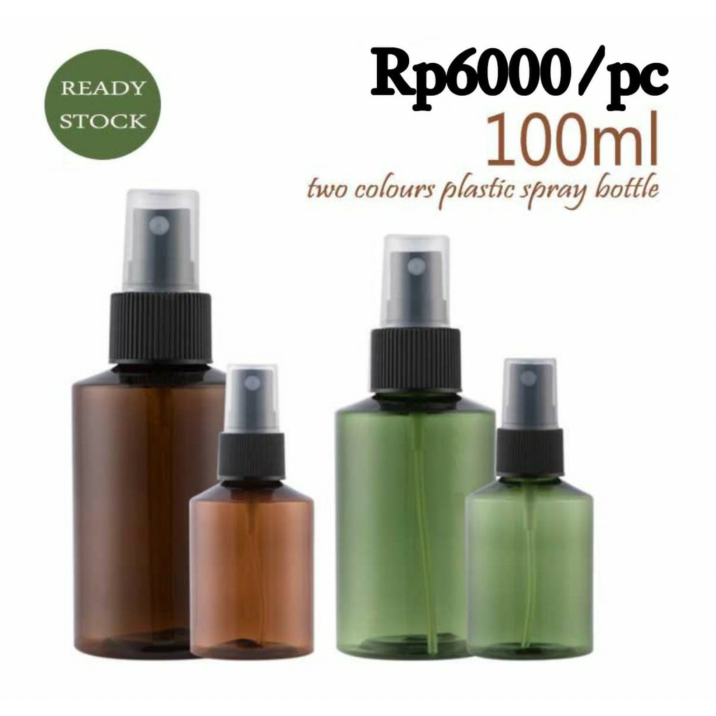Jual Botol Spray 100ml Botol Refill Sprayer Kosmetik Serum Toner Botol ...