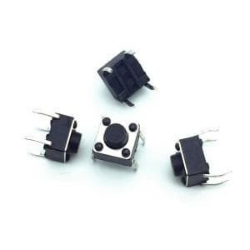 Jual Push Button Micro Switch tacticle 4 Pin 6x6x4.3 saklar mini ...