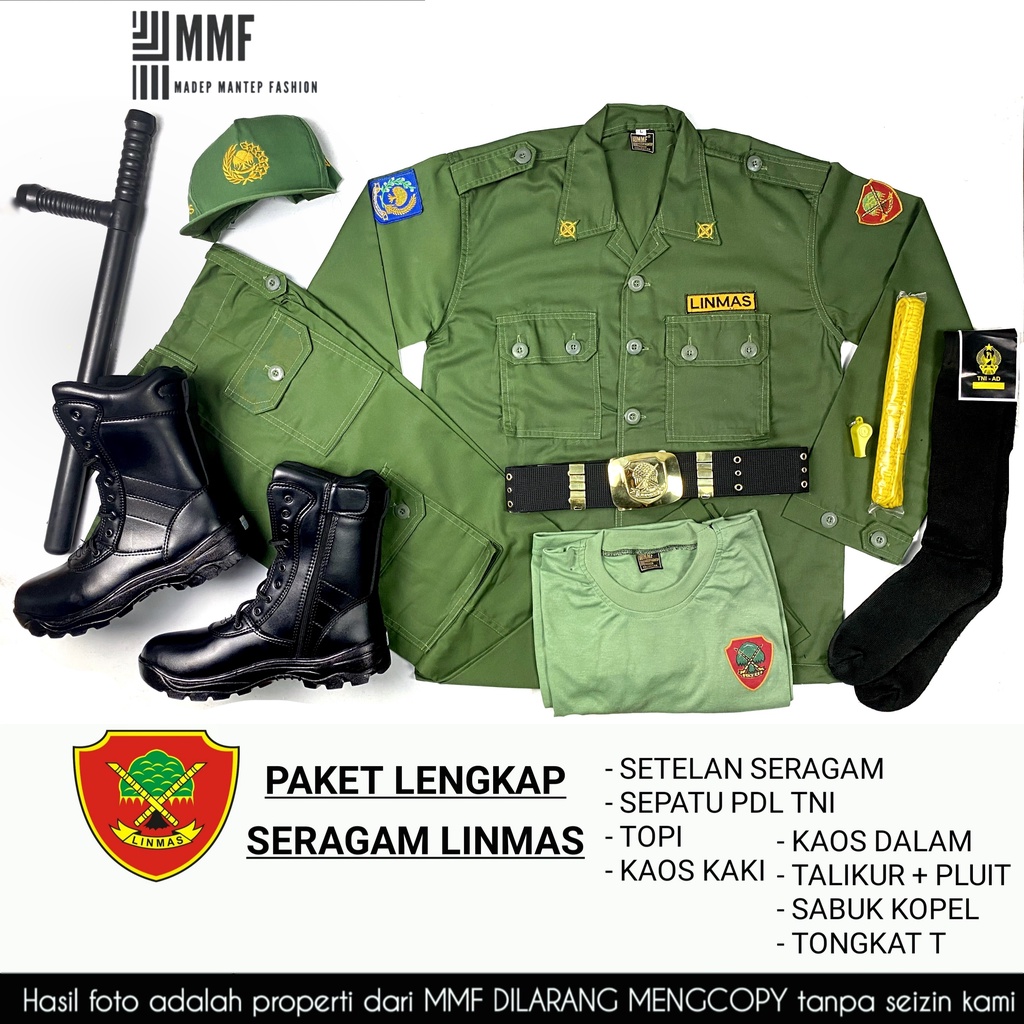 Jual Seragam Linmas Lengkap Set Seragam Linmas Lengkap Terbaru Linmas ...