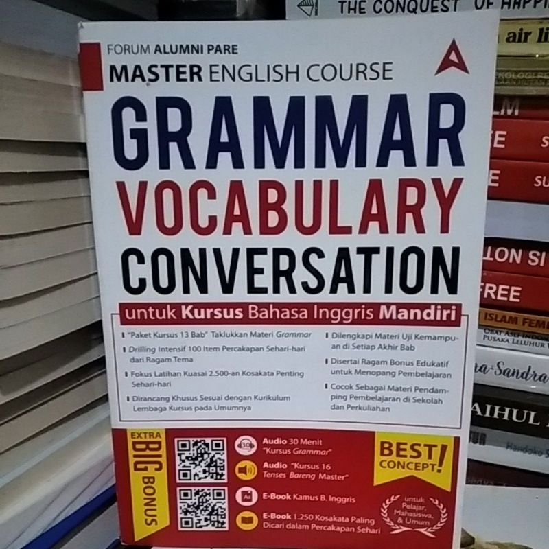 Jual Buku Master english Course grammar Vocabulary conversation ...