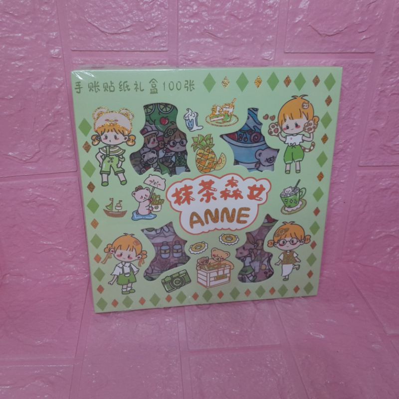 Jual Stiker Viral momo, Anne isi 100 lembar/box karakter lucu ...