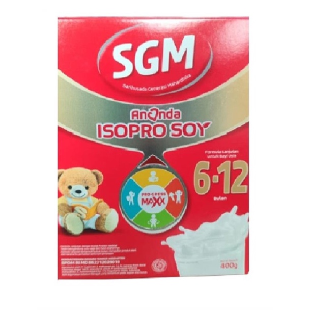 Jual SGM Ananda Isopro SOY 6-12 400gr - Susu Formula | Shopee Indonesia