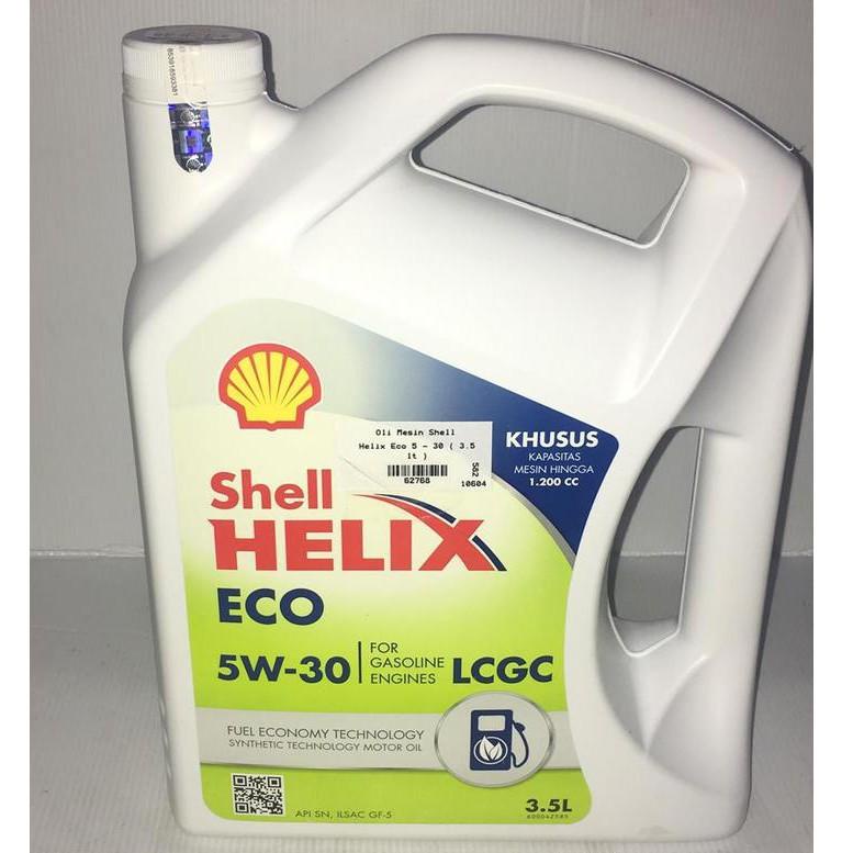 Jual Model Baru Oli Mesin Shell Helix Eco 5w - 30 3.5 lt -62768 ...