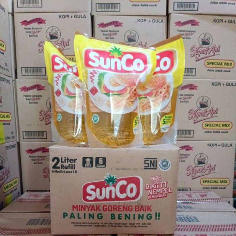 Jual Minyak goreng sunco / minyak goreng sunco 1 dus / 1 dus minyak ...