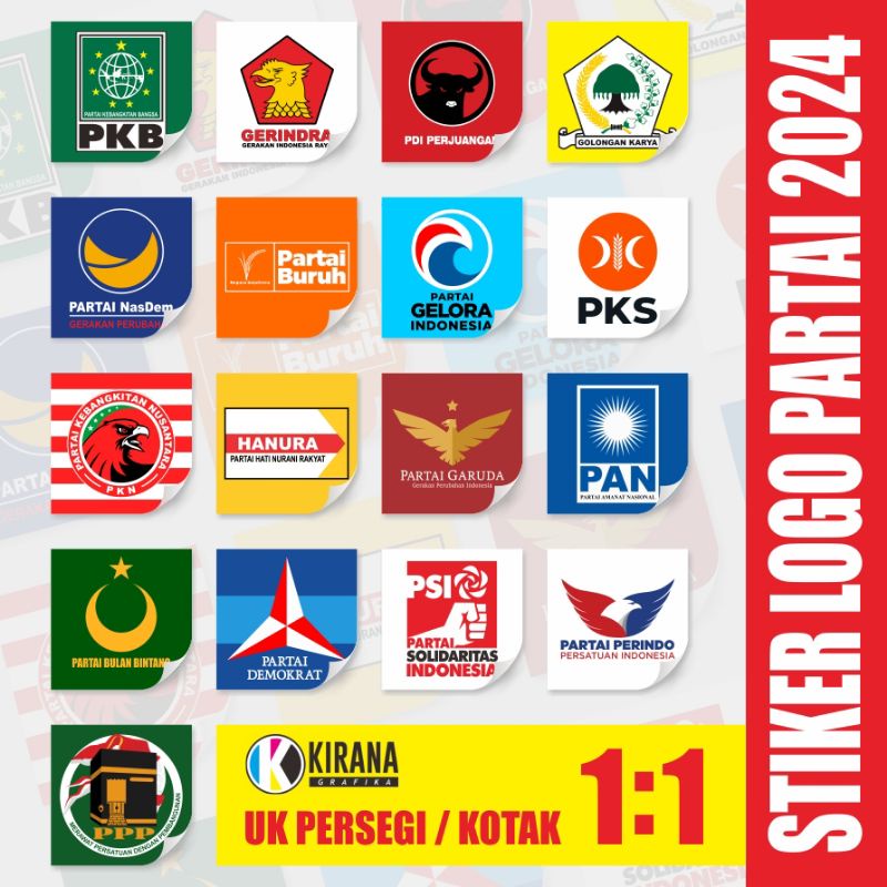 Jual Stiker Promosi Logo Peserta 2024 | Shopee Indonesia