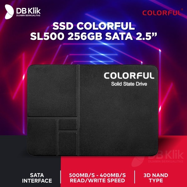 Jual SSD Colorful SL500 256GB SATA 2.5 Inch - SSD Colorful 256GB 2.5 ...