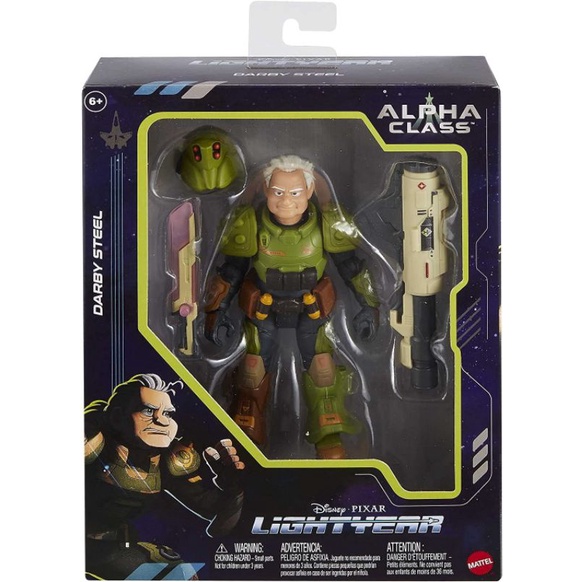 Jual Disney Pixar Lightyear Alpha Class Figure - Darby Steel | Shopee ...