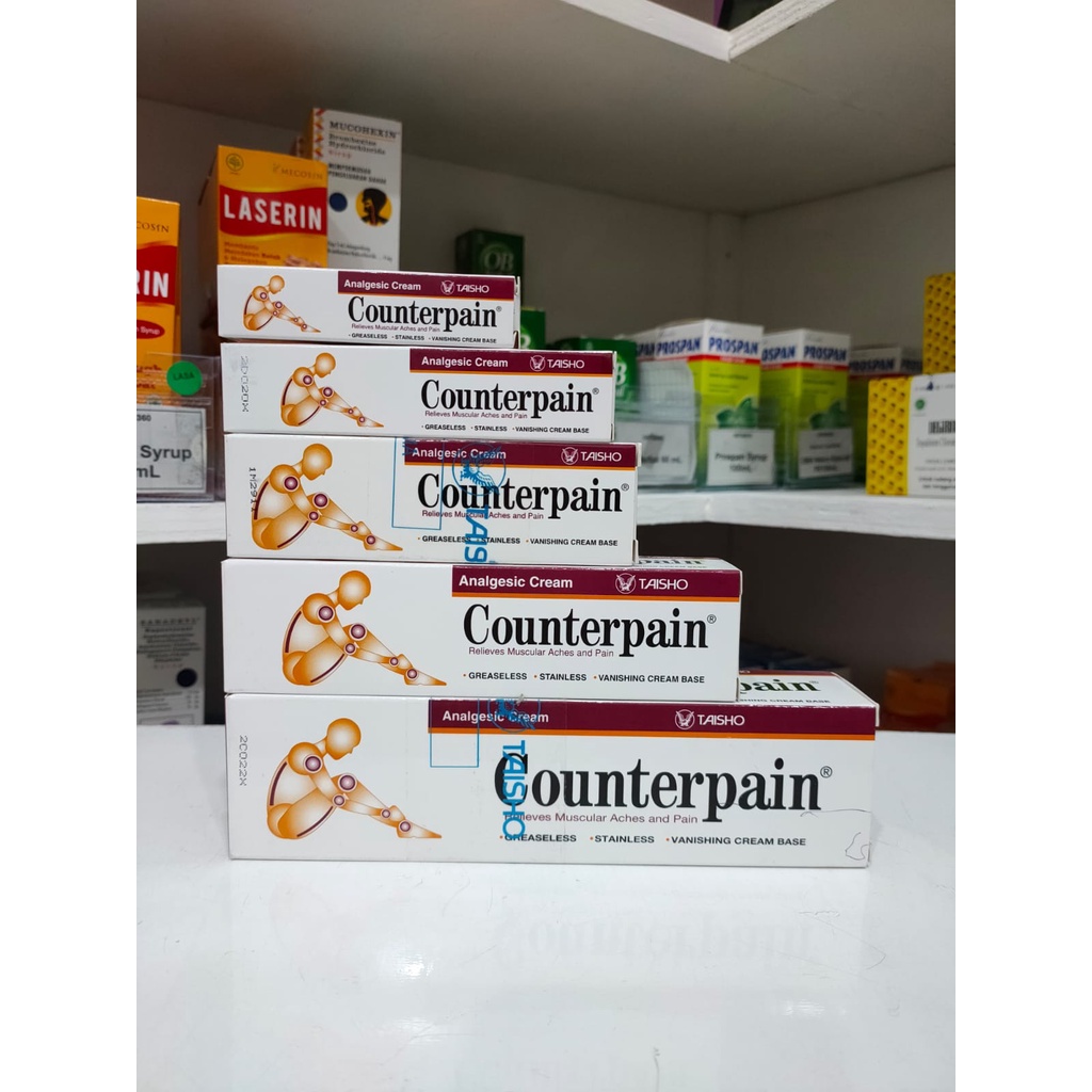 Jual Counterpain Cream Isi 60gram Dan 120gram Obat Original | Shopee ...