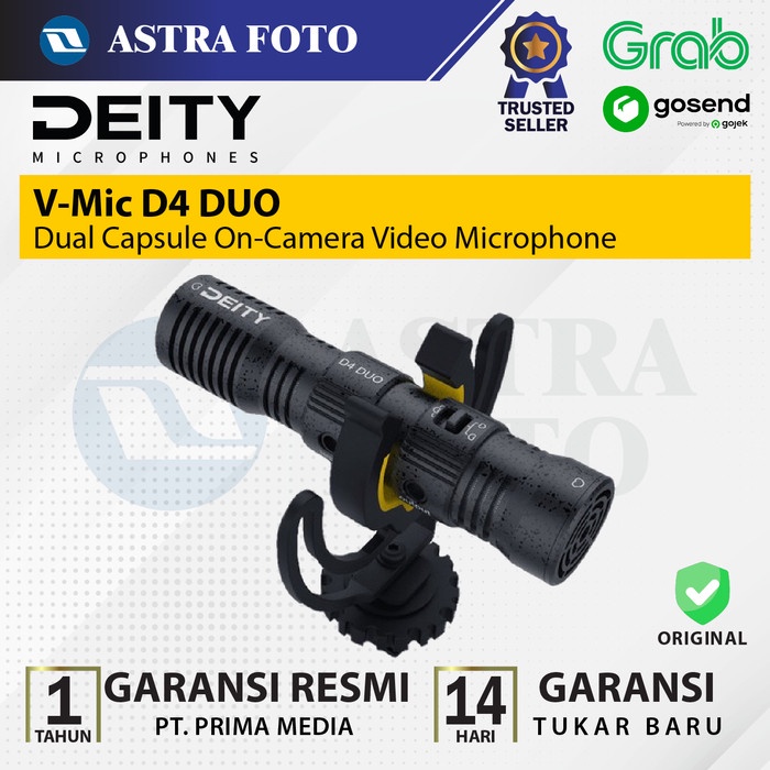 Jual Deity V-Mic D4 DUO Dual-Capsule Micro Camera-Mount Shotgun ...