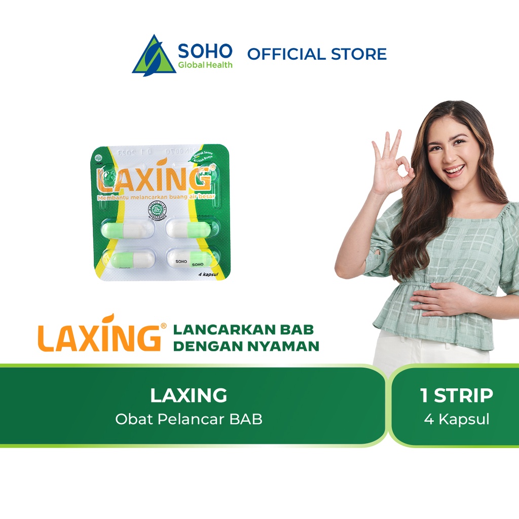 Jual Laxing Obat Pencahar / Sembelit / Konstipasi 1 strip - 4kapsul ...
