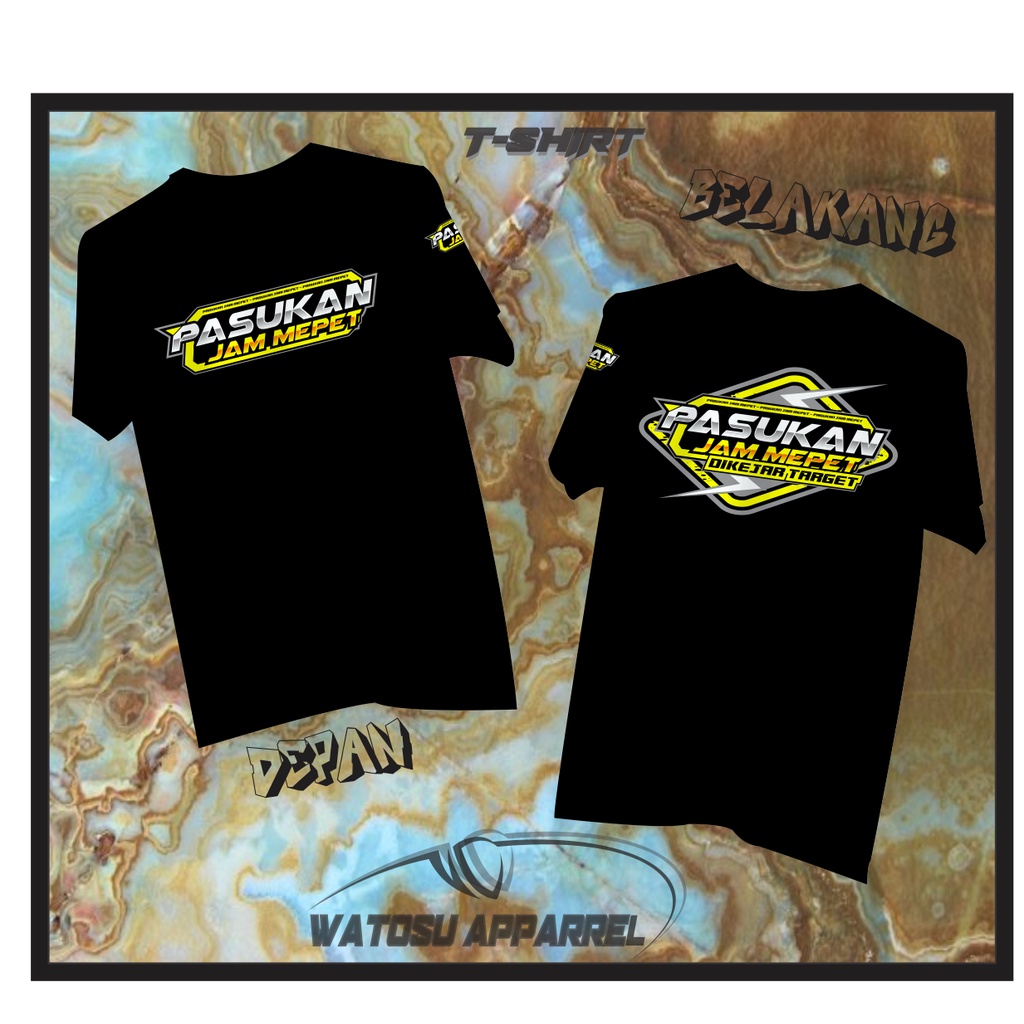 Jual KAOS PASUKAN JAM MEPET DI KEJAR TARGET COTTON COMBED 24S (LEBIH ...